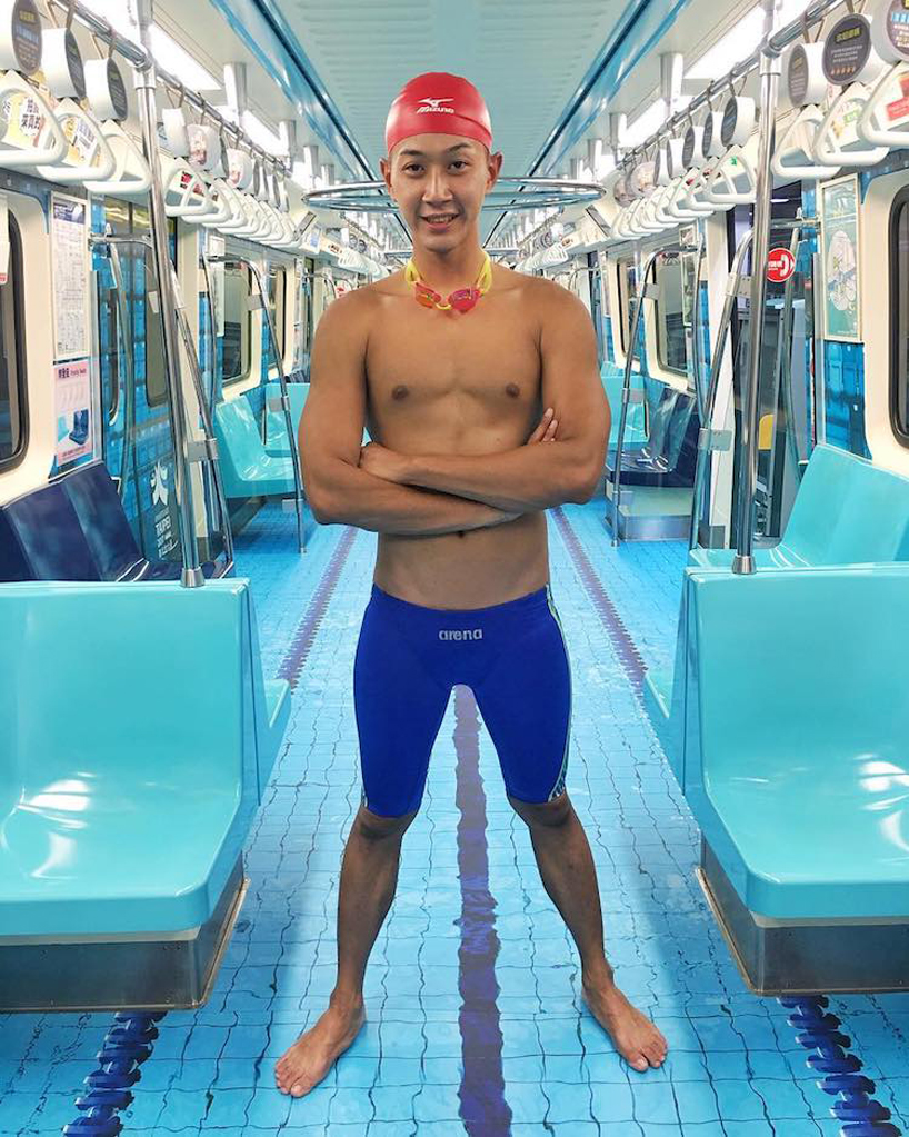 Swim on the Subway: Taipei Train Cars Transformed into Sports Venues ...