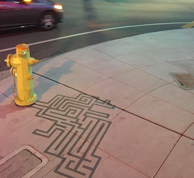 Secrets in the Shadows: Urban Objects Transformed with Sidewalk Paint ...