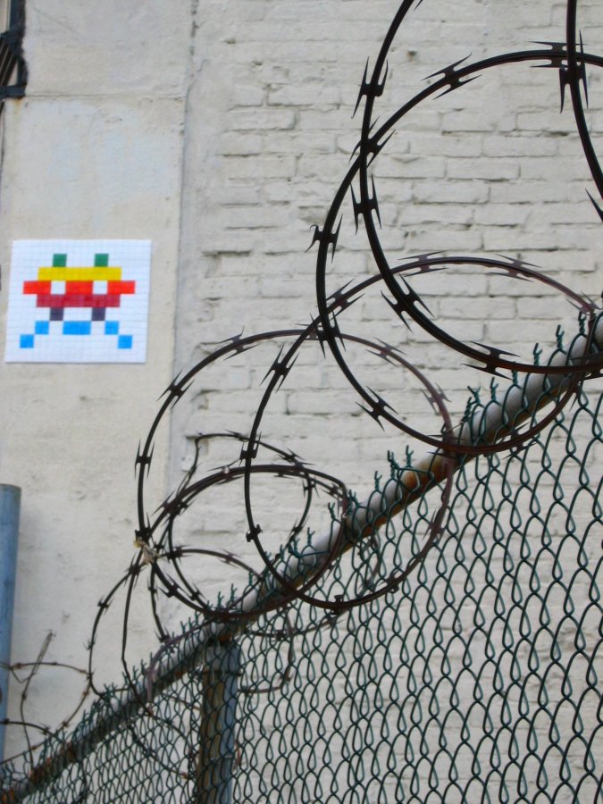 8-Bitten: Space Invaders Street Art Tells Tile Tales | Urbanist