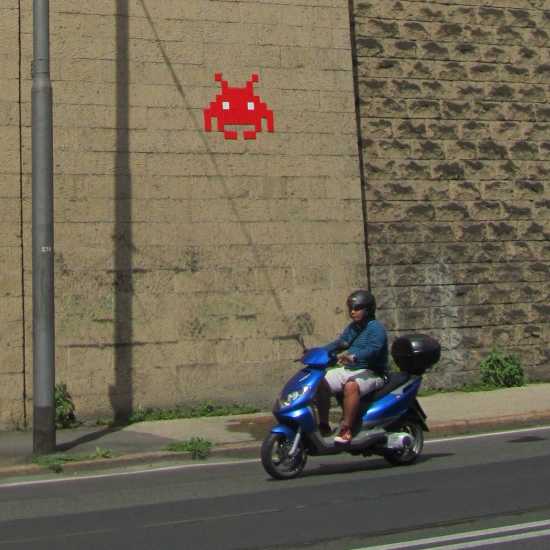 8-Bitten: Space Invaders Street Art Tells Tile Tales | Urbanist