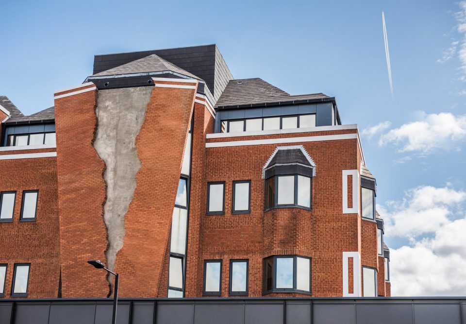 Splitting Bricks: Architectural Art Installation Tears a London ...