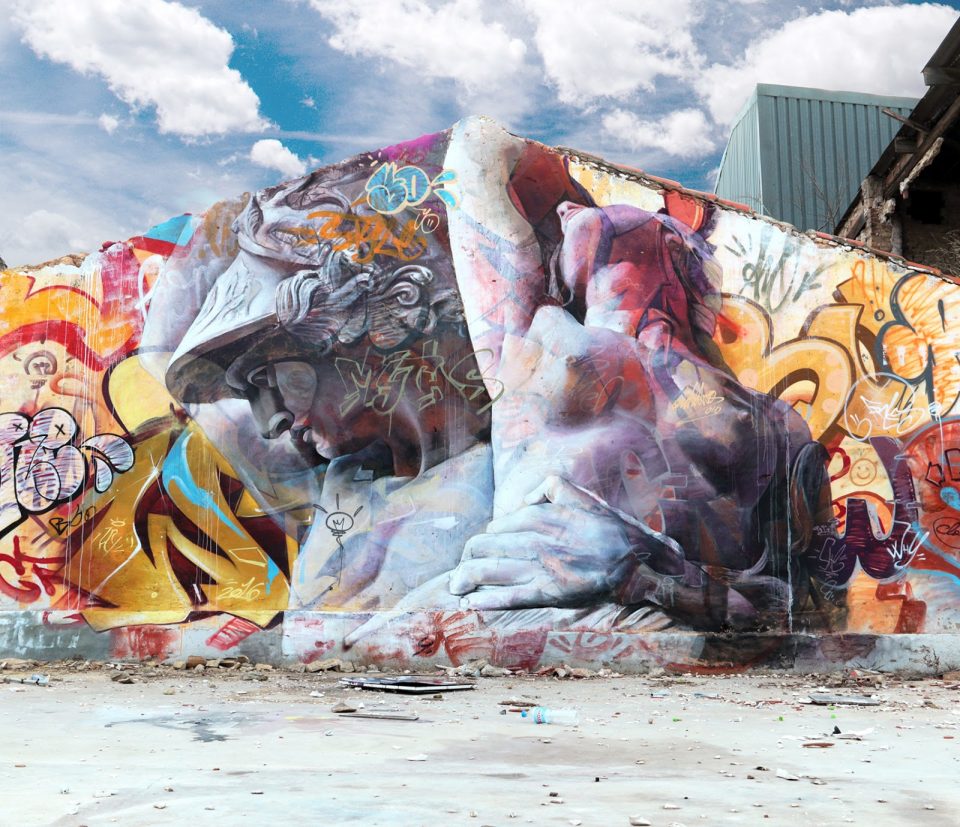 Greek Gods Graffiti: Classically Styled Street Art by Spanish Duo ...
