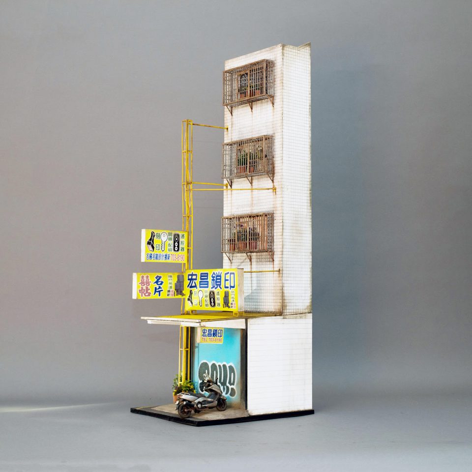 Urban Miniatures: Graffiti-Tagged Architectural Model Features Gritty ...