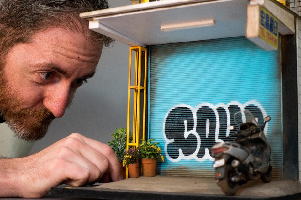 Urban Miniatures: Graffiti-Tagged Architectural Model Features Gritty ...