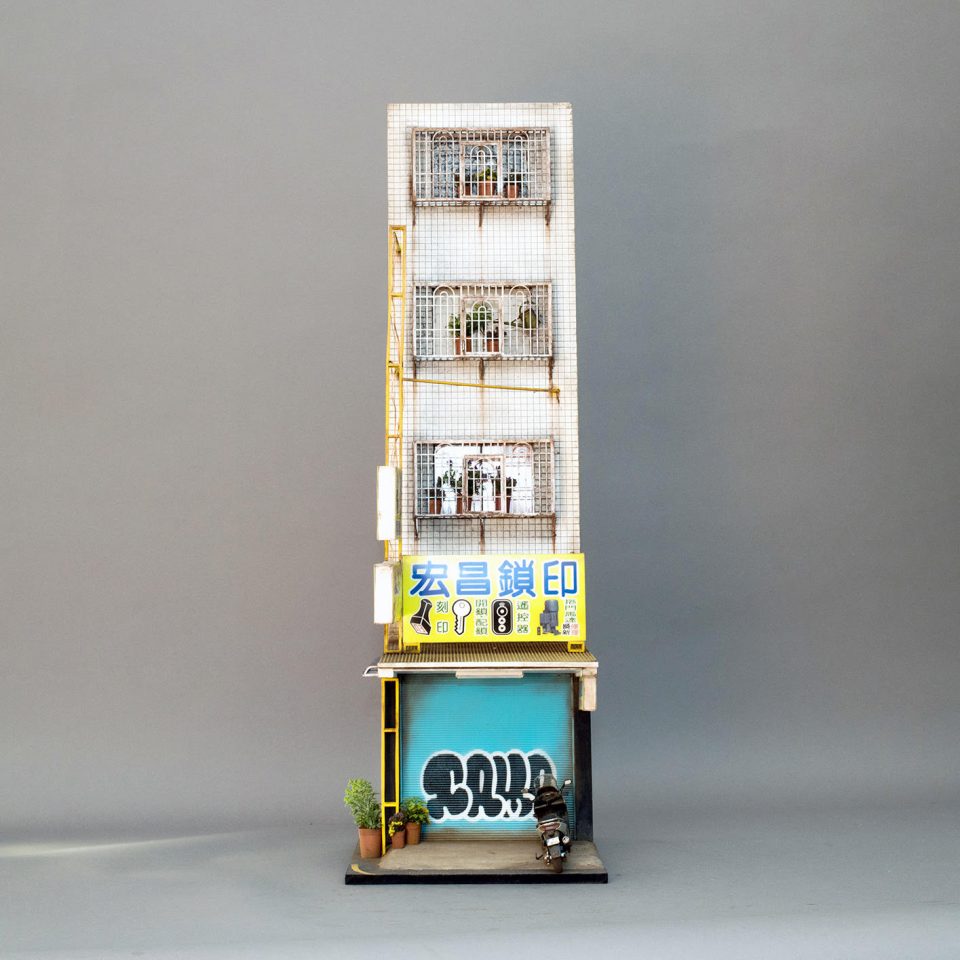Urban Miniatures: Graffiti-Tagged Architectural Model Features Gritty ...
