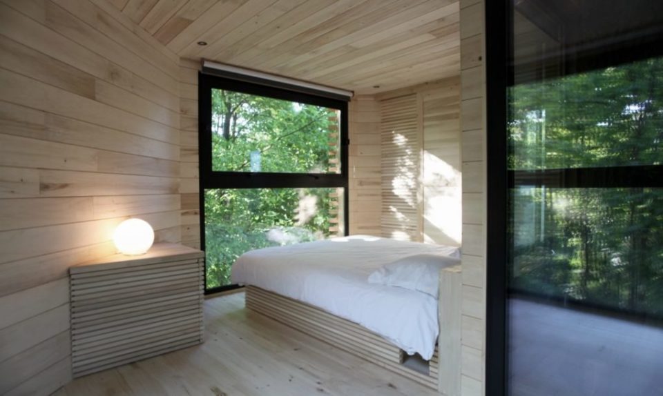 ORIGIN Tree House: Modern Wooden Hotel Room in a French Forest Canopy ...