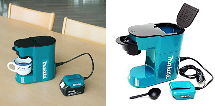 Construction Brew: Rugged Coffee Maker Runs on Power Tool Batteries ...