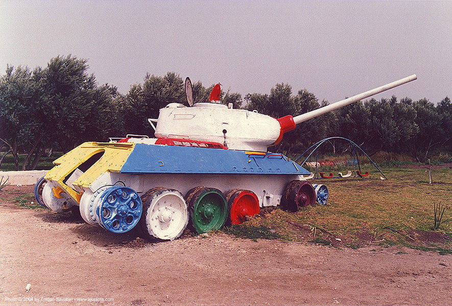 War Games: 12 Kid-Friendly Park & Playground Tanks - WebUrbanist