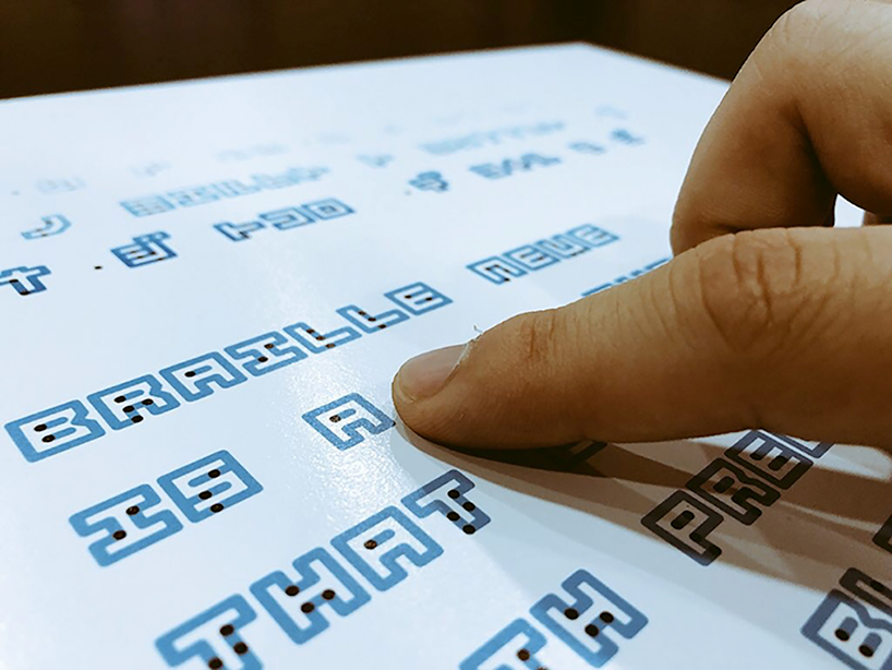 Touchable Typeface: Ingenious Fonts Combine Visual & Braille Characters ...