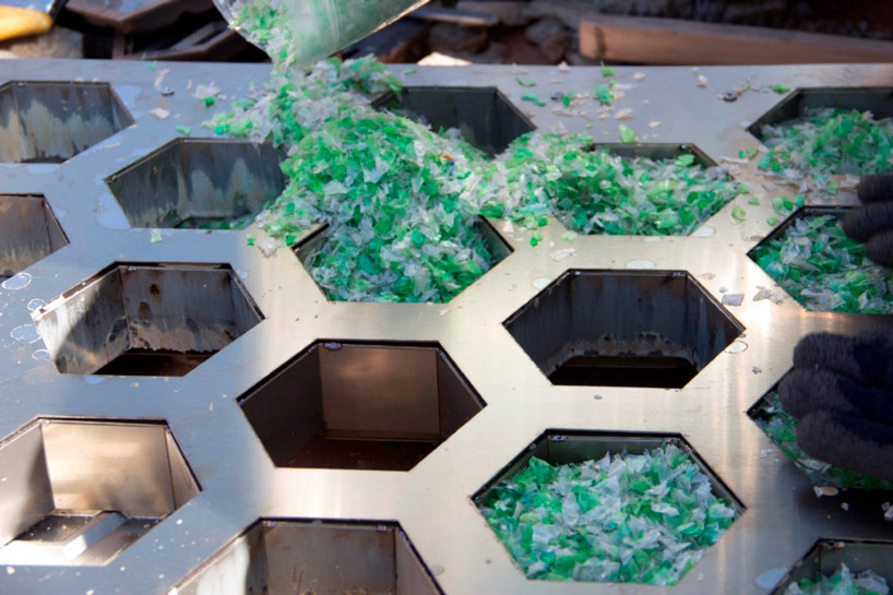 Solar-Powered machine converts plastic waste Into tiles, Taiwan