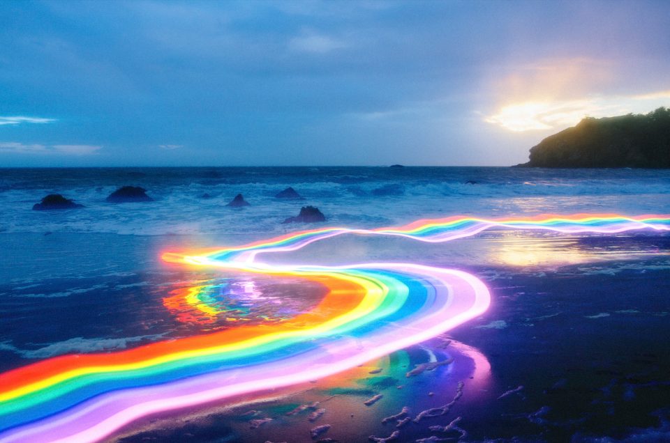 Rainbow Road: Light Painting Blazes a Trail Through Forests, Cities ...