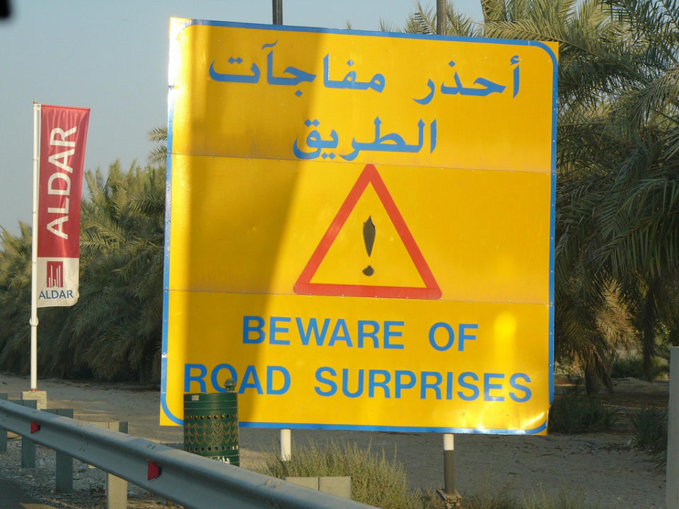 Beware-y Afraid: 10 Weird & Unexpected Warning Signs | Urbanist