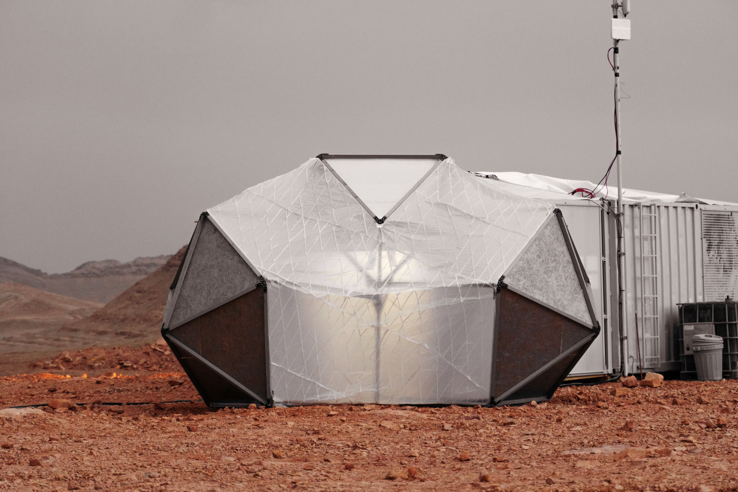 Simulated Mars Habitat by SAGA Pops Up in Israel’s Negev Desert | Urbanist