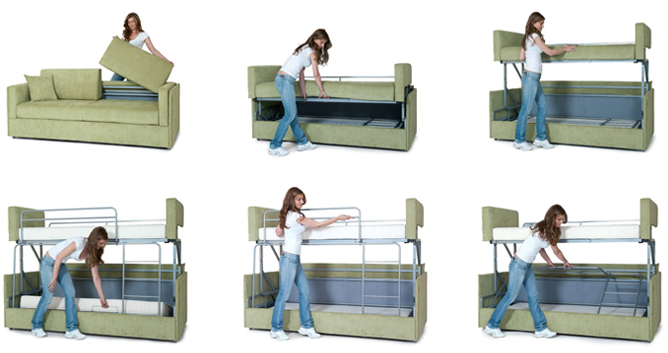 Saving Up Space Transforming Multifunctional Flat Pack Furniture