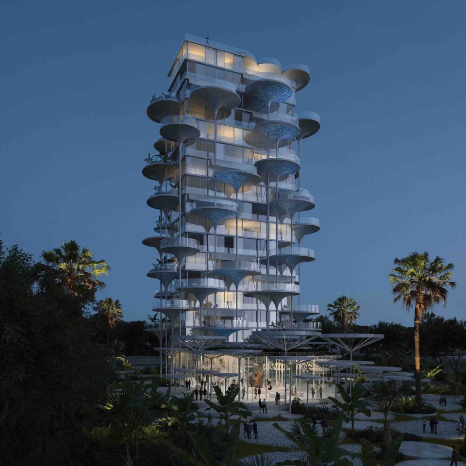 Limassol: Swimming Pools Sprout from an Apartment Tower Like Mushrooms ...